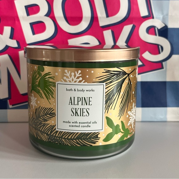 Bath & Body Works | Bath & Body | Rare Alpine Skies Scented 3 Wick ...